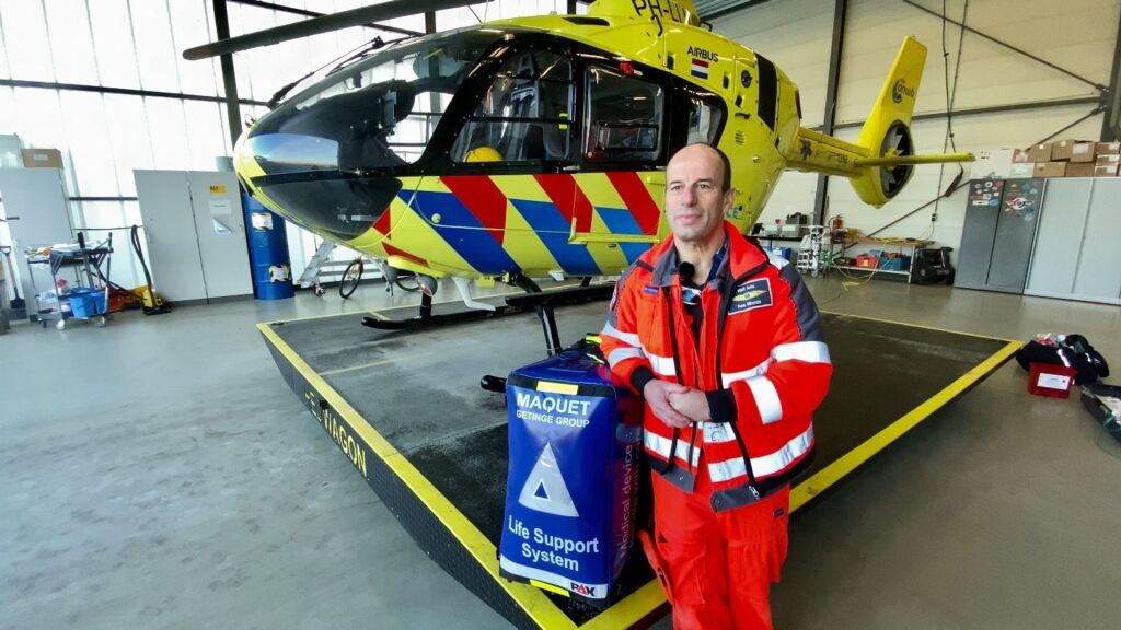 Rotterdamse primeur: hart-longmachine in traumahelikopter moet ...