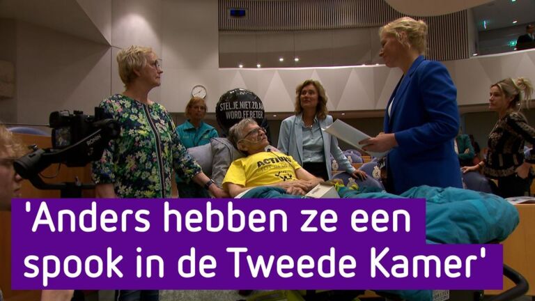 Jan Troost spreekt Kamerleden toe met de dood in de ogen