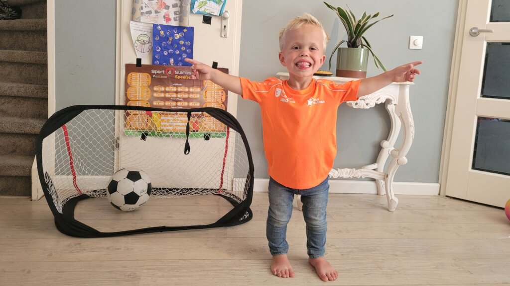 Kleine Max (6) uit Dordt doet mee met de World Dwarf Games