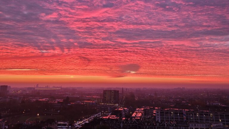 Wat een prachtige zonsopkomst vanmorgen, dit zijn de mooiste foto’s