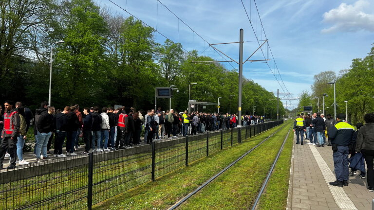 Utrechters weten Galgenwaard massaal te vinden met de Uithoflijn ...